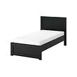 IKEA Santo Domingo - FÅGELFJÄLLET bed frame, black oak effect