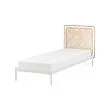 IKEA Santo Domingo - VEVELSTAD cama Twin con 1 cabecera, blanco ...