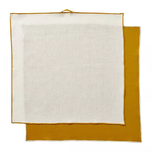 IKEA Santo Domingo - SANDABBORRE dish towel, white/dark yellow