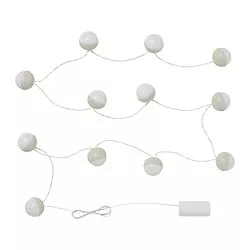IKEA Santo Domingo - SOLVINDEN LED string light with 12 lights, battery ...