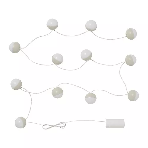 IKEA Santo Domingo - SOLVINDEN LED string light with 12 lights, battery ...