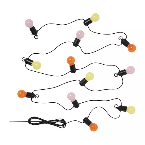 IKEA Santo Domingo - SOLVINDEN LED string light with 12 lights, outdoor ...