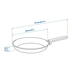 IKEA Santo Domingo - MIDDAGSMAT sartén, recubrimiento antiadherente ...