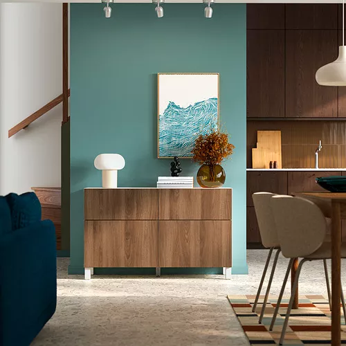 IKEA Santo Domingo - BESTÅ storage combination with drawer runner, soft ...