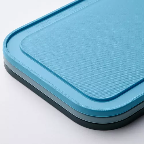 IKEA 365+ cutting board, black-blue gray-blue/light blue