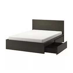 IKEA Santo Domingo - MALM cama Queen alta con 2 gavetas de almacenaje ...