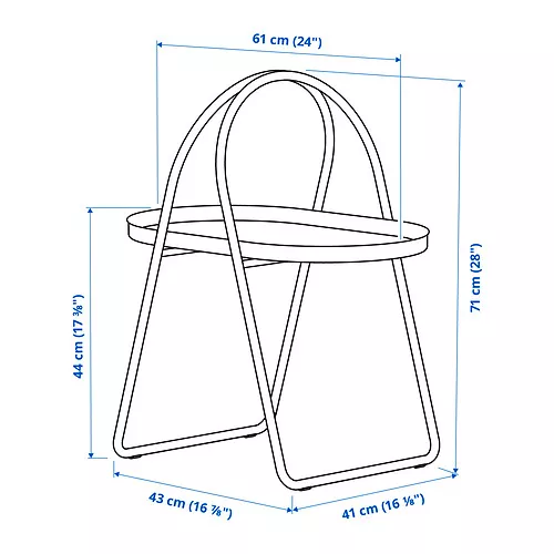 IKEA Santo Domingo - MÅBÄRSSKÄR coffee table, outdoor indoor/white