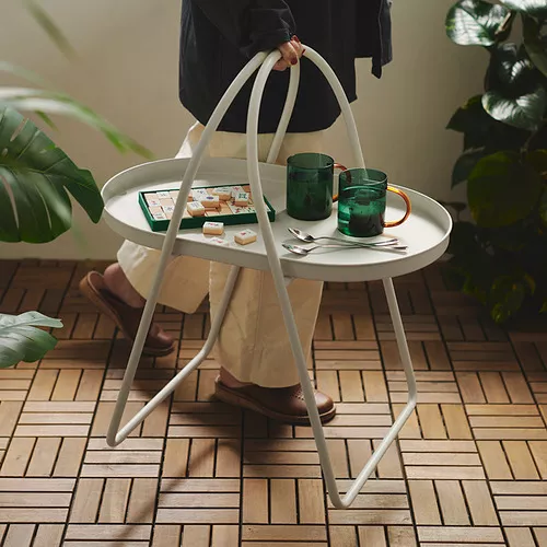 IKEA Santo Domingo - MÅBÄRSSKÄR coffee table, outdoor indoor/white