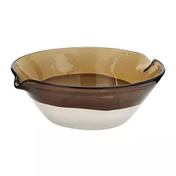IKEA Santo Domingo - OMMJÄNGE serving bowl, brown/glass