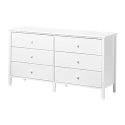 IKEA Santo Domingo - KILBERGET chest, horizontal, 6-drawer, white ...