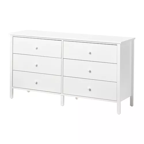 IKEA Santo Domingo - KILBERGET chest, horizontal, 6-drawer, white ...