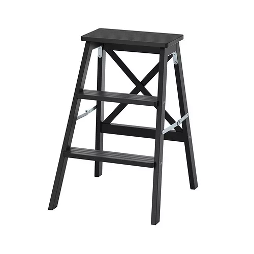 IKEA Santo Domingo - BEKVÄM escalera de mano con 3 peldaños, negro, 24 ...
