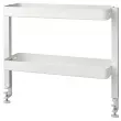 IKEA Santo Domingo - VATTENKAR estante para escritorio, blanco, 19 ¼ "x6 "x14 ¼