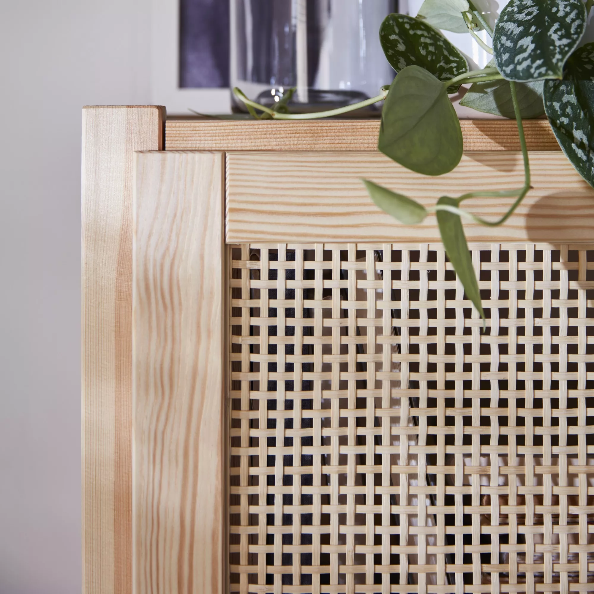 IKEA Santo Domingo - IVAR shelf unit with doors, pine, indoor, 35 "x11 ...